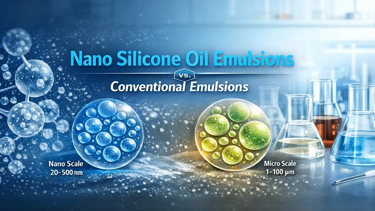 Nano Silicone Oil Emulsions vs Conventional Emulsions | Silico®